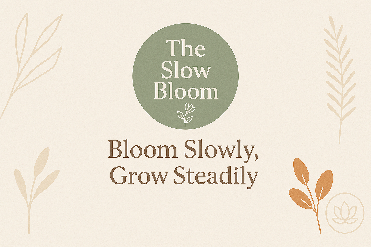The Slow Bloom - The Slow Bloom
